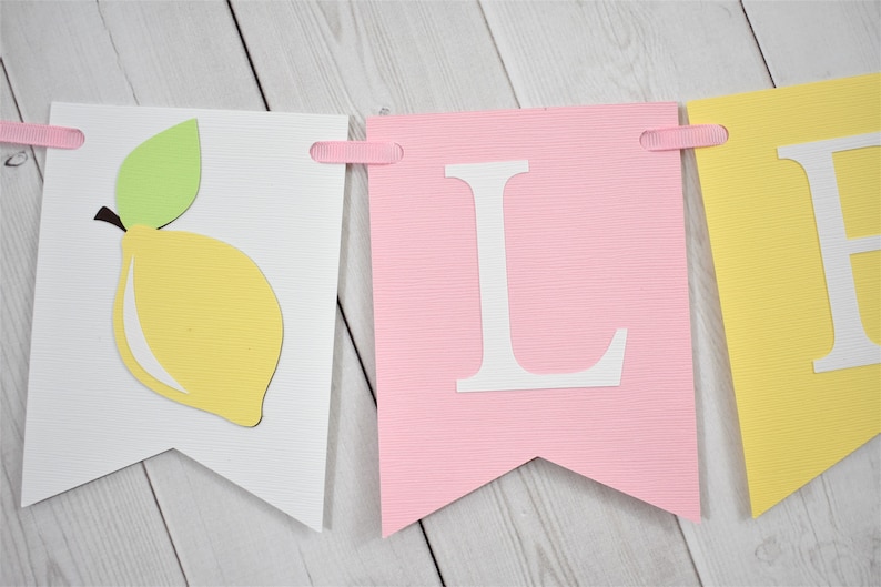 Lemon Fruit Lemonade Stand Birthday Party Baby Shower Flag | Etsy