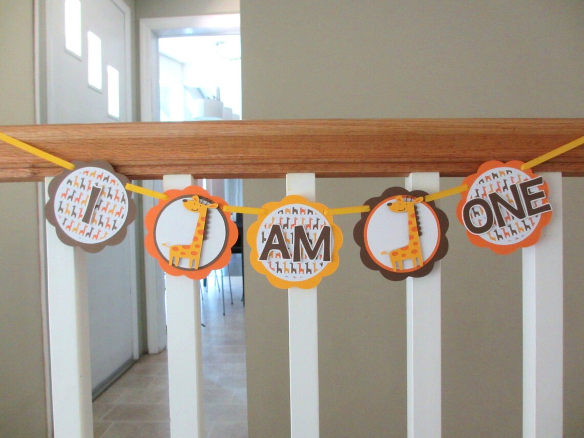 Giraffe Door Welcome Sign Banner Birthday Party Baby Shower - Etsy