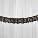 Graduation Cap Hat Birthday Party Pennant Banner Sign Black - Etsy
