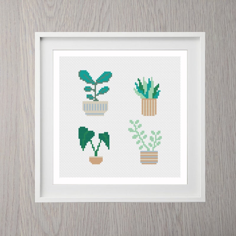 Plants Cross Stitch - Etsy