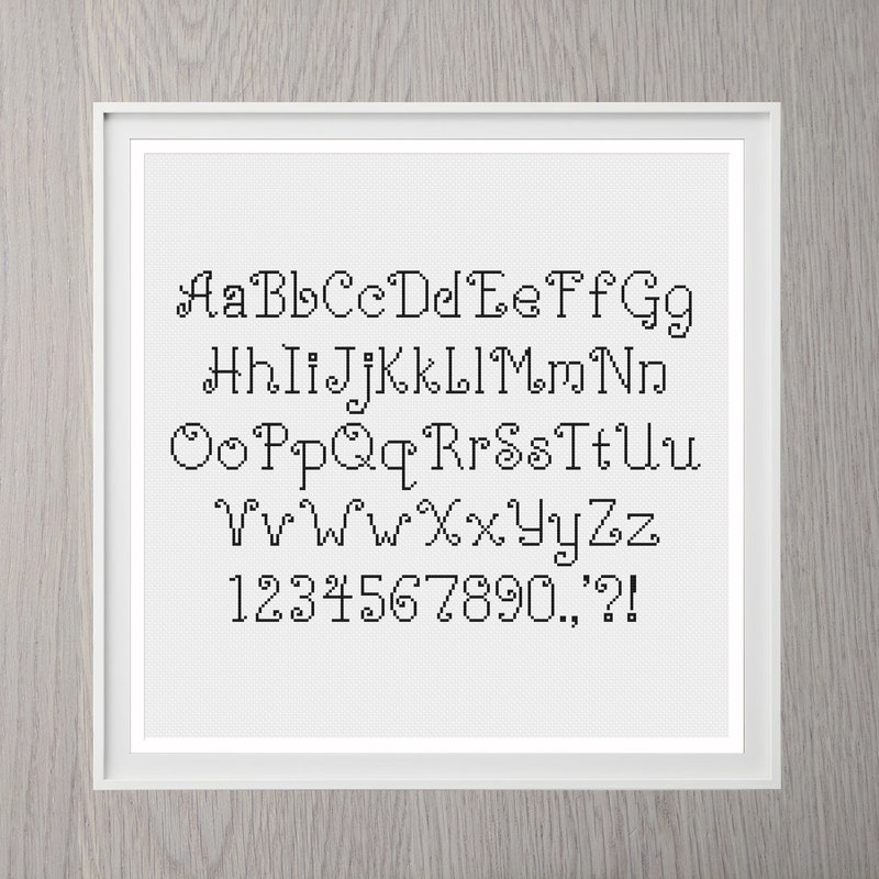 Curly Letters - Etsy