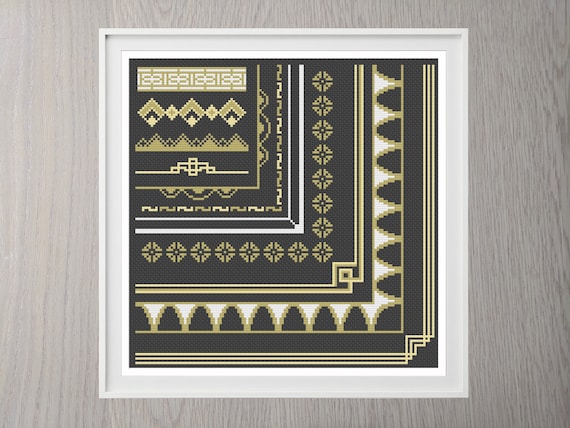 Gatsby Art Deco Border