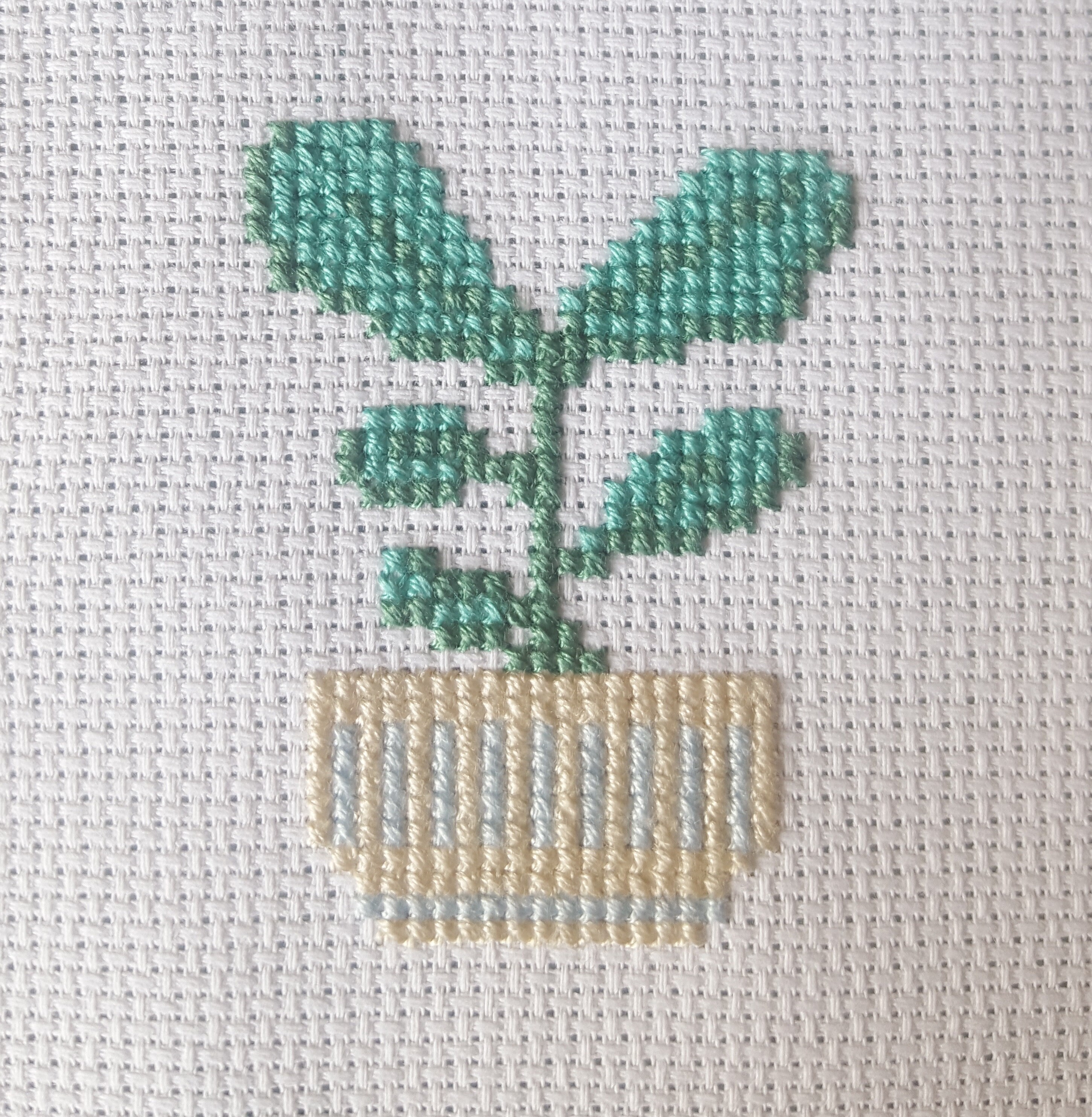 Pot Plants Cross Stitch Pattern Instant Download Modern | Etsy