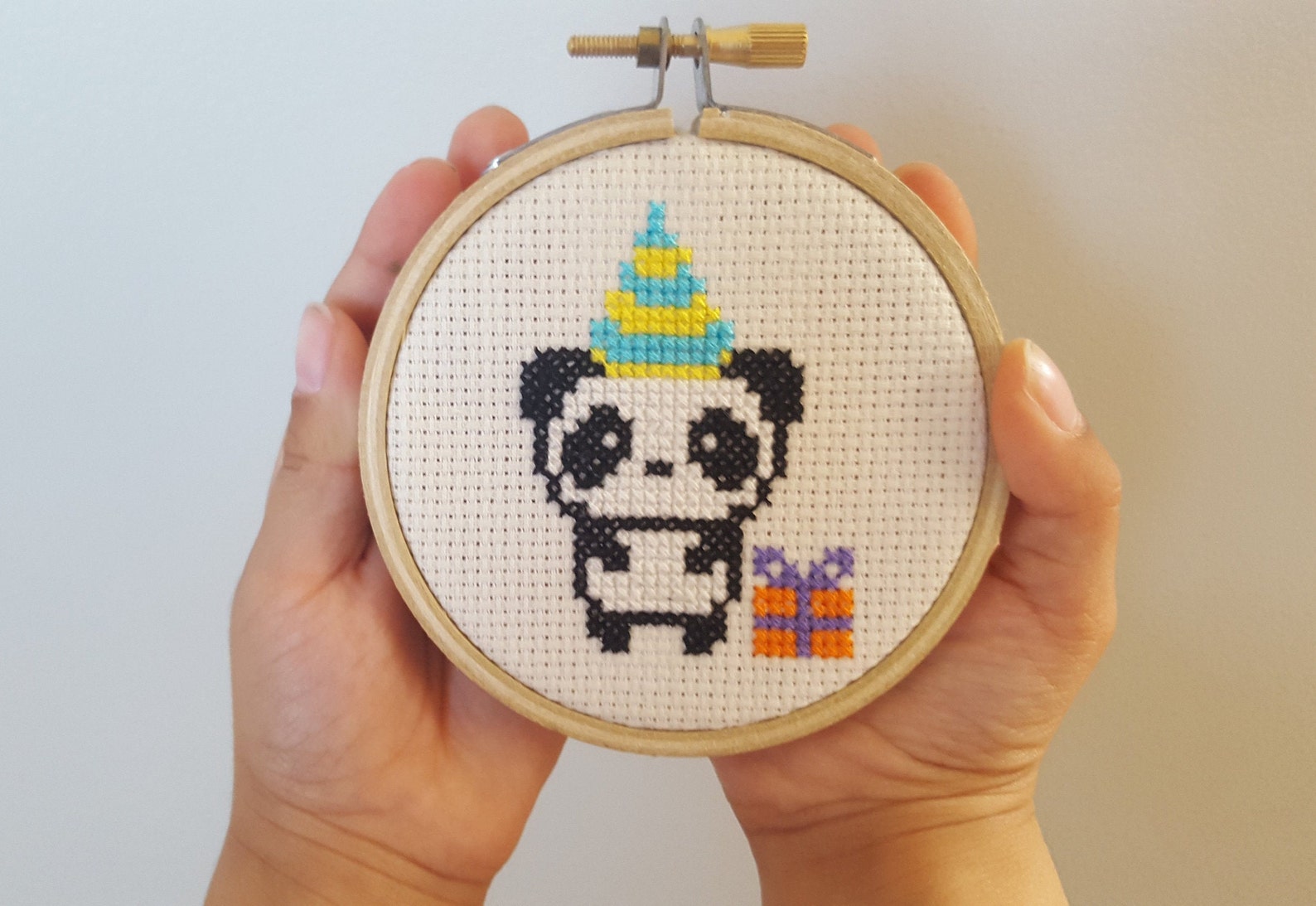 Panda Cross Stitch Pattern Instant Download Cute Kids | Etsy
