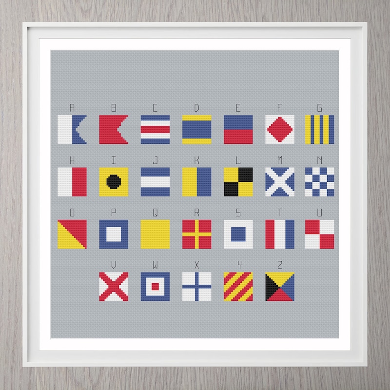 Nautical Alphabet - Etsy