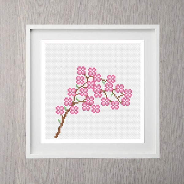 Cherry Blossom Cross Stitch Patterns - Etsy