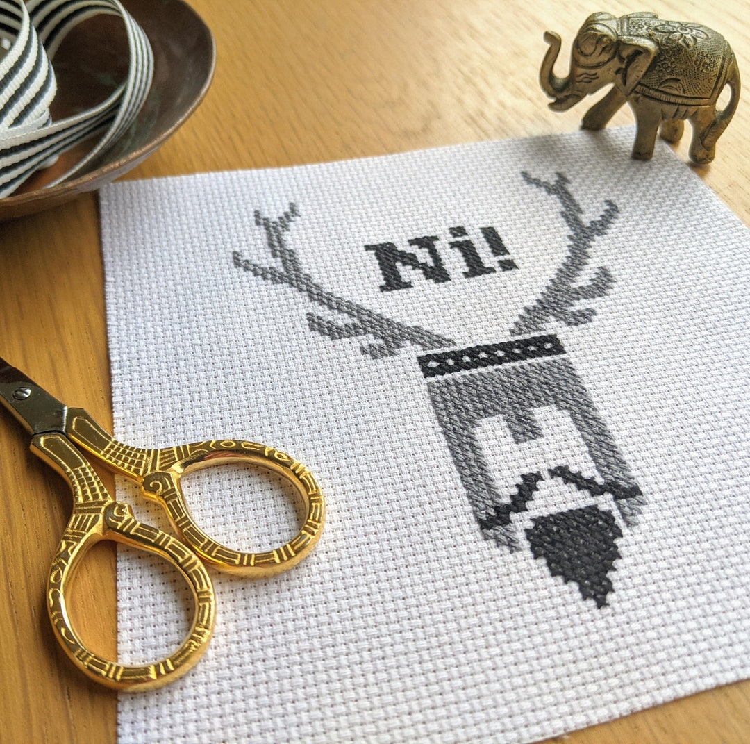 Monty Python Cross Stitch Pattern Knights Who Say Ni - Etsy