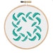 Cross Stitch Borders Pattern Leaves Leaf Modern | Instant Download - Etsy