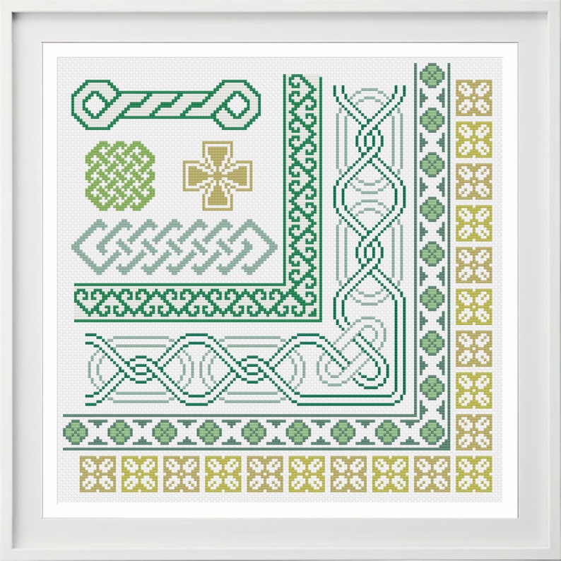 Cross Stitch Borders Pattern Celtic Border | Celtic Knots | Instant ...