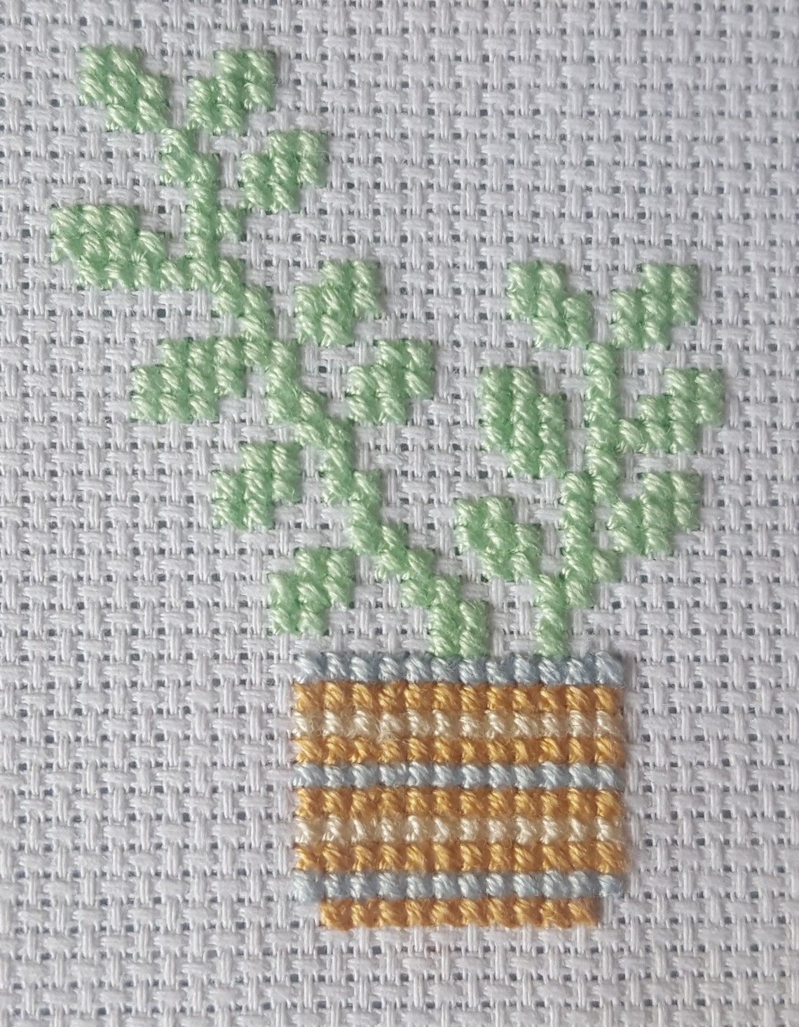 Pot Plants Cross Stitch Pattern Instant Download Modern | Etsy