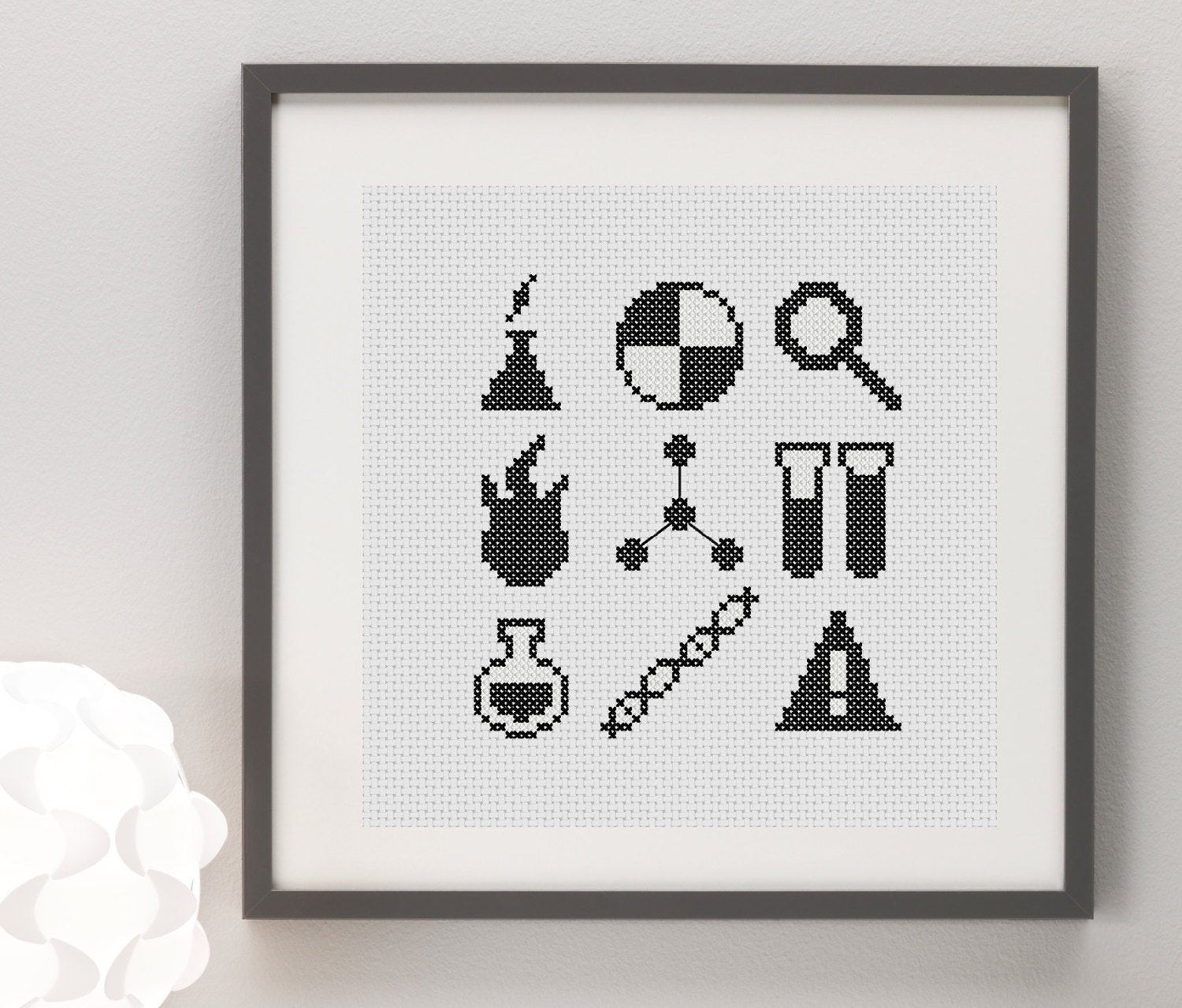 Science Symbols Cross Stitch Pattern | Etsy