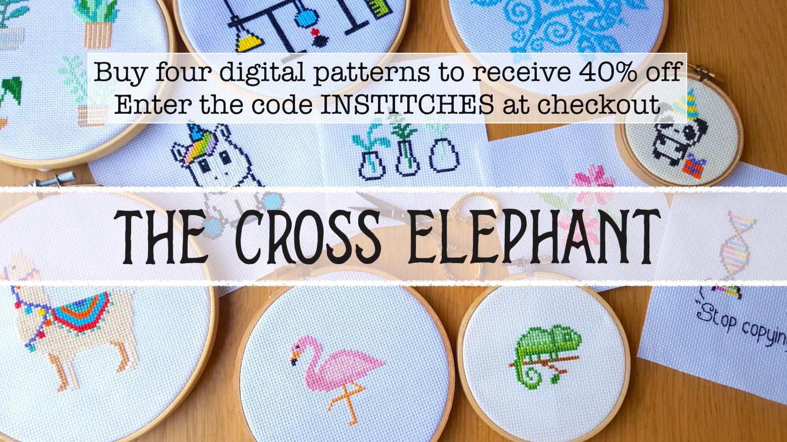 Cross Stitch Borders Pattern Simple Modern | PDF Download - Etsy
