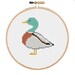 Mallard Drake Duck Cross Stitch Pattern, Instant Download, Simple ...