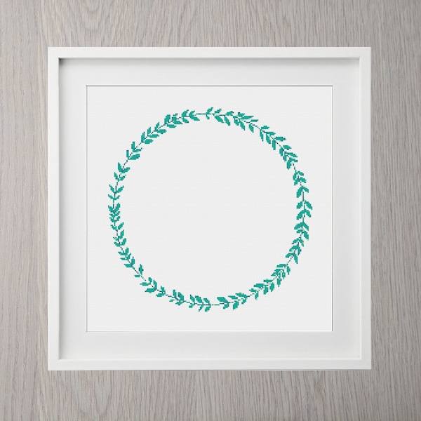 Cross Stitch Round Border Pattern - Etsy