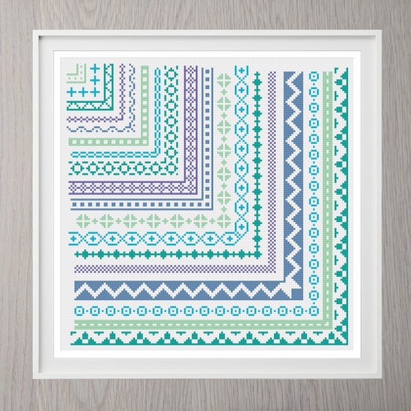 Cross Stitch Border - Etsy