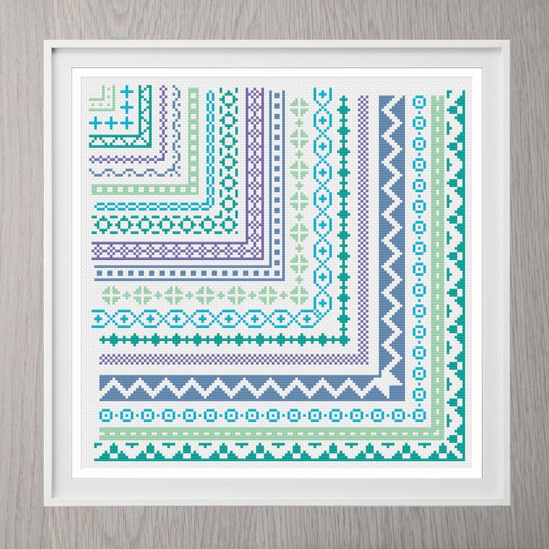 Cross Stitch Border - Etsy