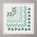 Cross Stitch Borders Pattern Leaves Leaf Modern | Instant Download ...