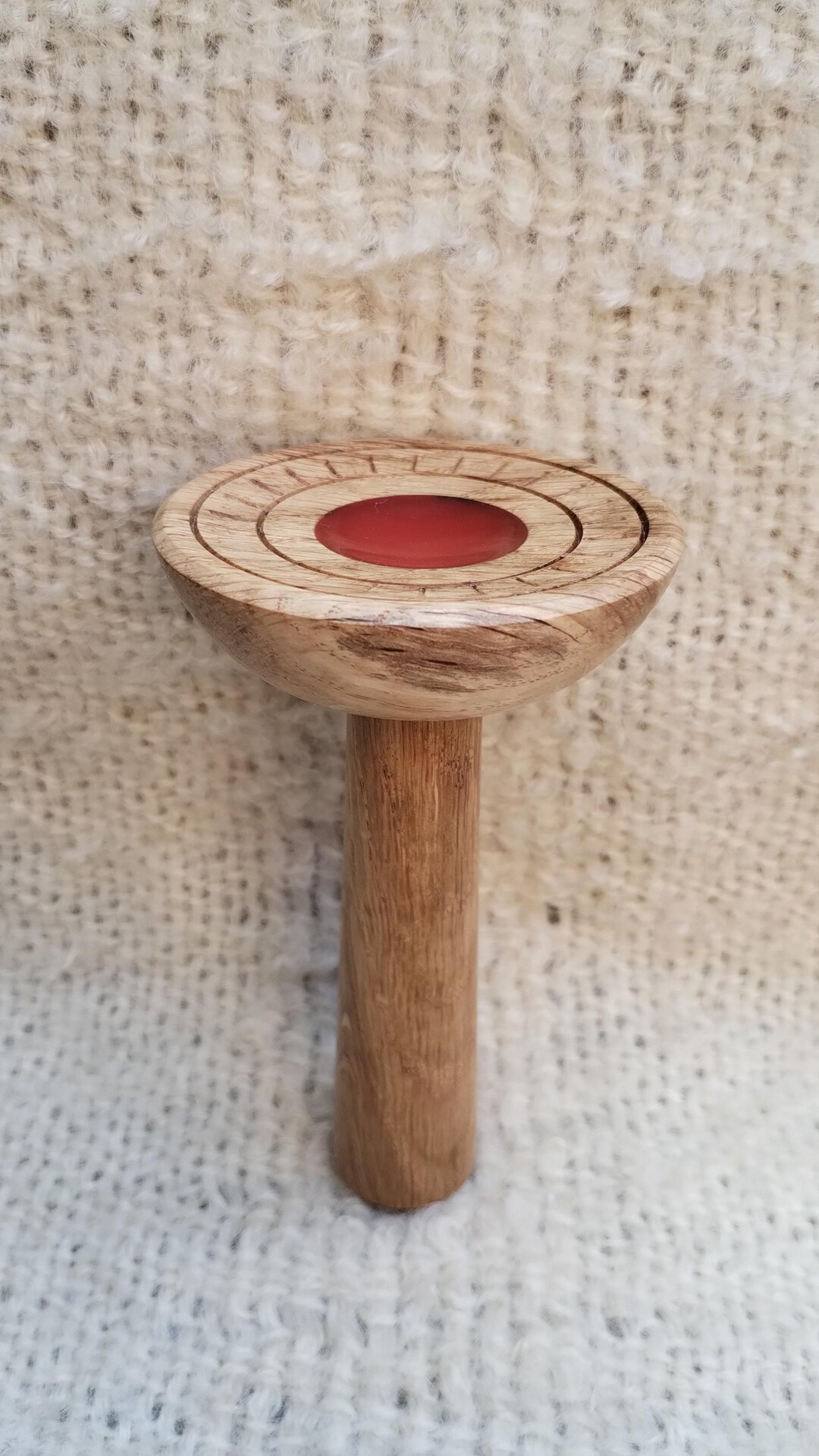 Support Spindle Lap Base in Reclaimed Oak With Resin Insert - Etsy UK