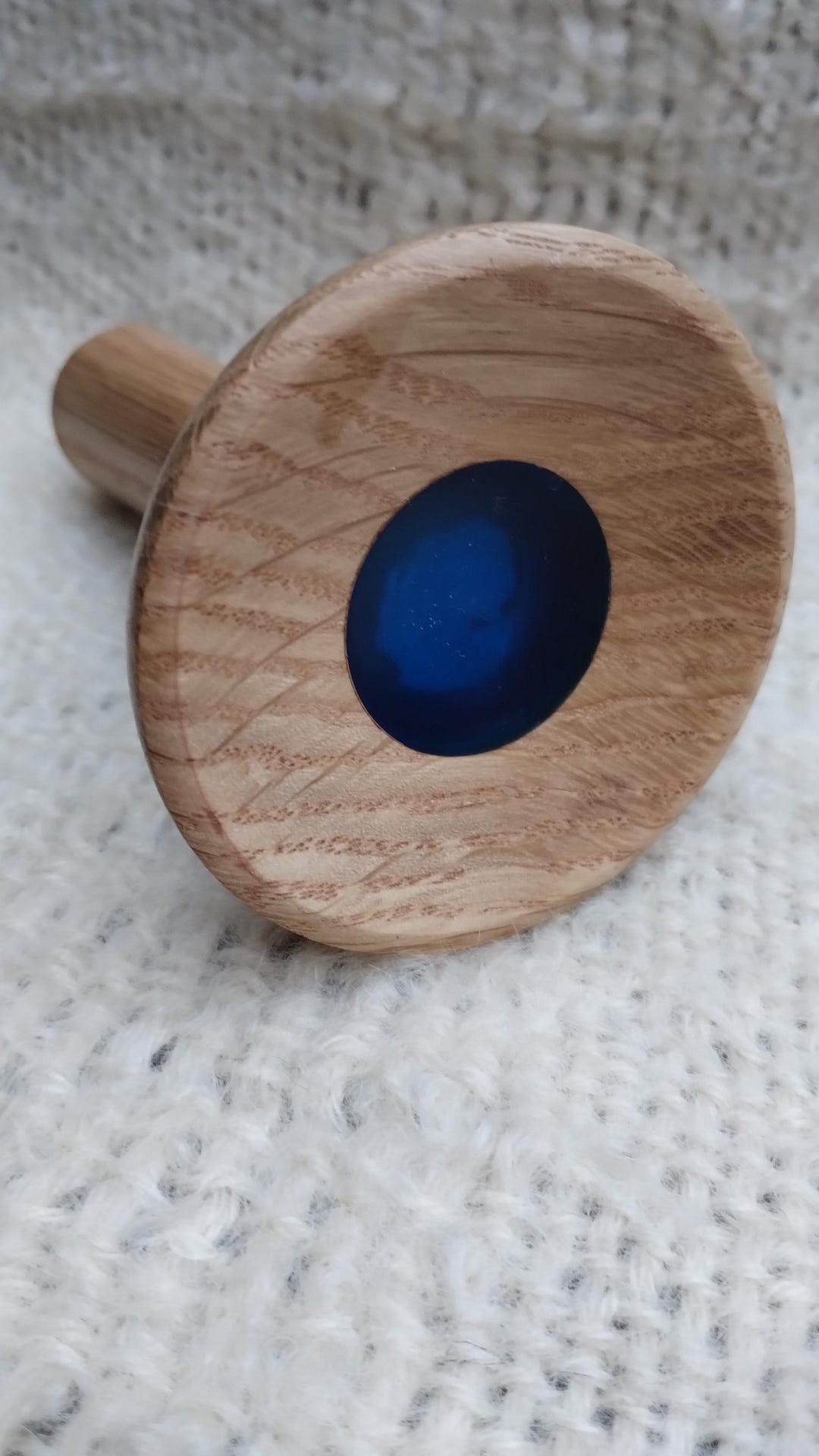 Support Spindle Lap Base in Reclaimed Oak With Resin Insert - Etsy