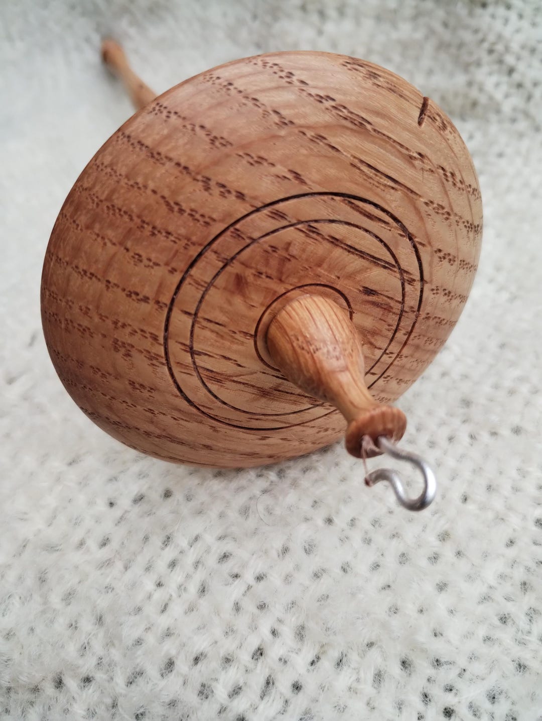 Drop Spindle in Reclaimed Oak Whorl and Shaft 1.1/2 Oz 42 Grms - Etsy