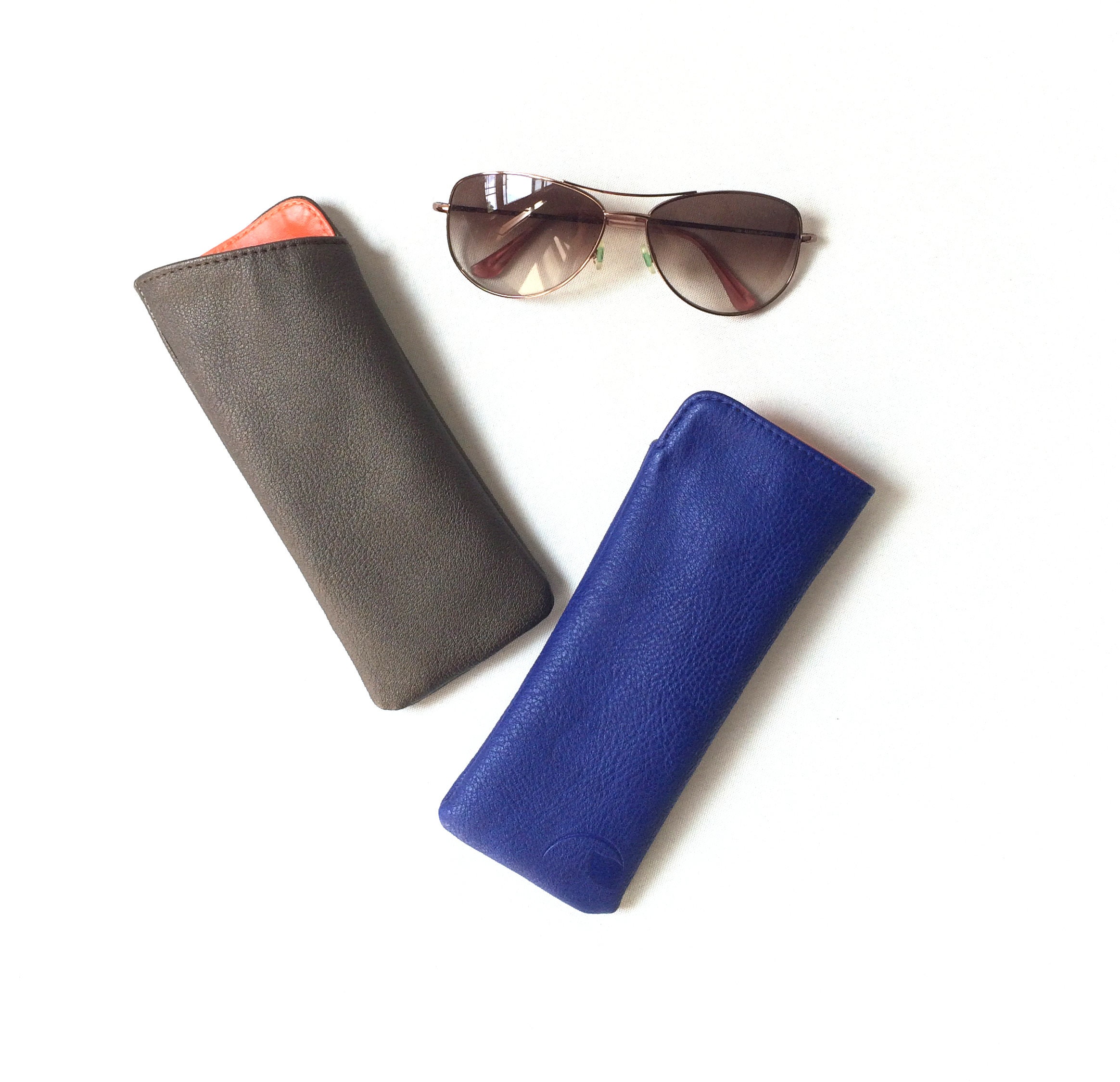 Sunglasses Case and Glasses Pouch - the HOYT (2 Colors) - Etsy