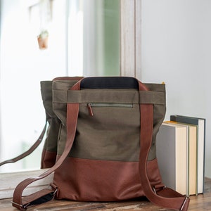 3-in-1 Work Bag for Women – ROCKAWAY Convertible Backpack Tote | Laptop ...