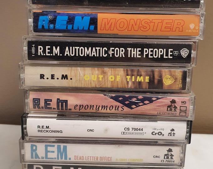 Vintage Lot of 9 1980's/90's R.E.M Cassette Tapes-automatic for the ...
