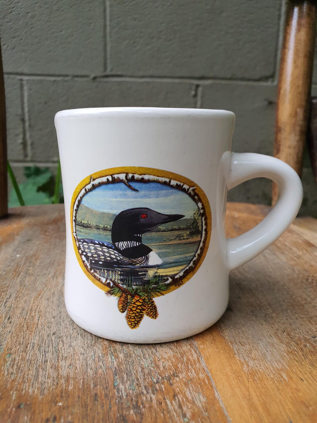 Vintage Loon Bird Restaurant Ware Mug-vintage Restaurant Ware Mug-loon ...