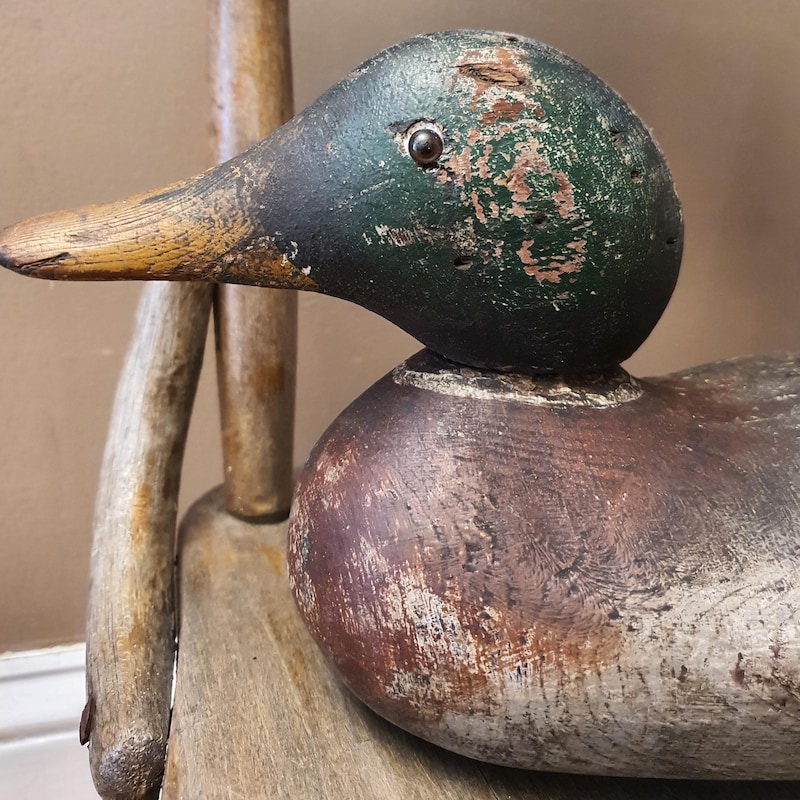 Mason Antique Duck Decoy - Etsy