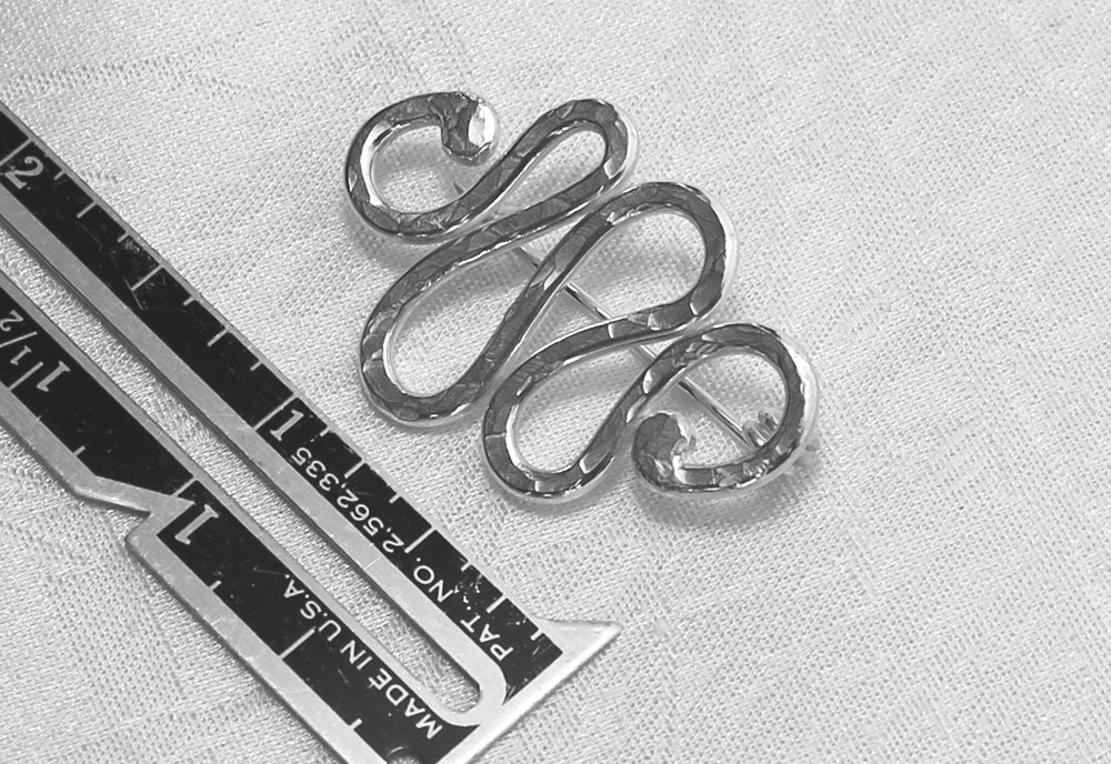 Snake-inspired Sterling Silver Pin/boutonniere - Etsy