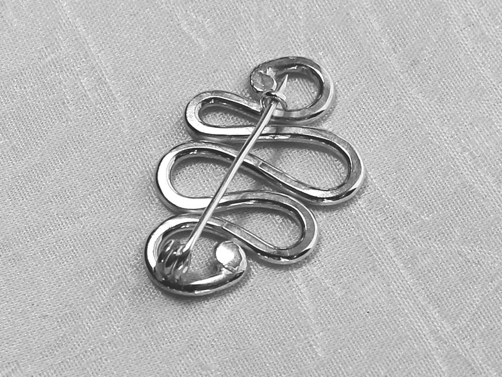 Snake-inspired Sterling Silver Pin/boutonniere - Etsy