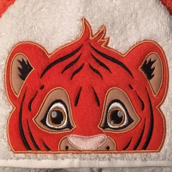 Tiger Applique - Etsy