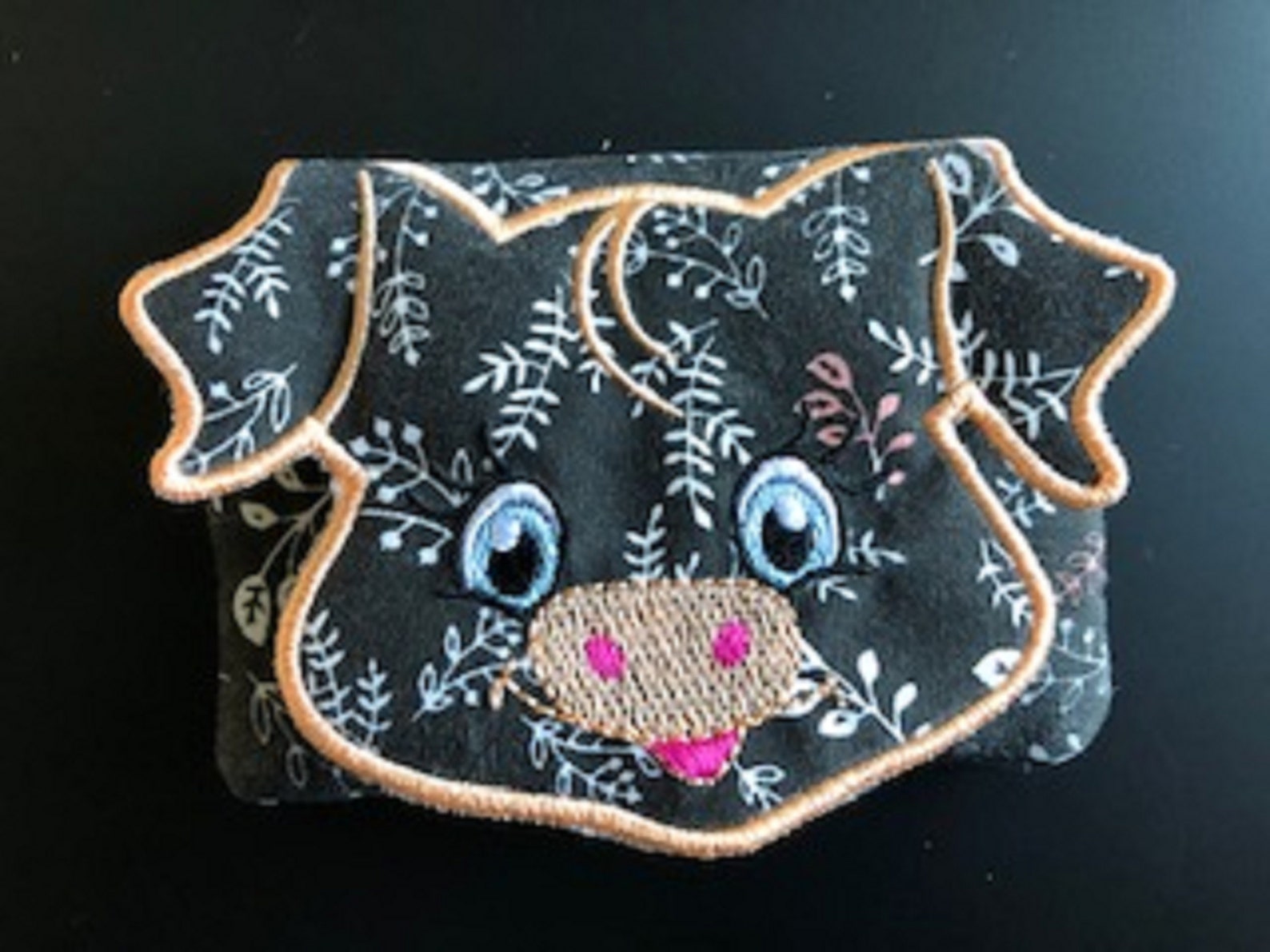 In the Hoop 5x7 Piglet Purse Embroidery Design File. - Etsy