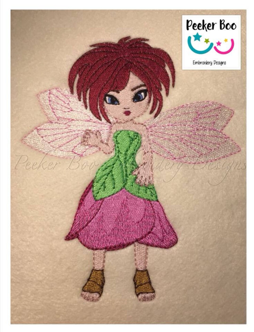 Fairy Fill Stitch Machine Embroidery Design Set. 5x7 - Etsy
