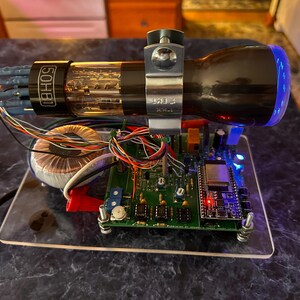 Oscilloscope Clock or Scope Clock New Design Century Font Wifi Included ...