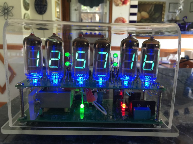 Homemade Six-digit VFD Clock Made With IV-11 Vfd Tubes RGB - Etsy