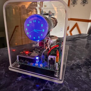 Oscilloscope Clock or Scope Clock New Design Century Font Wifi Included ...