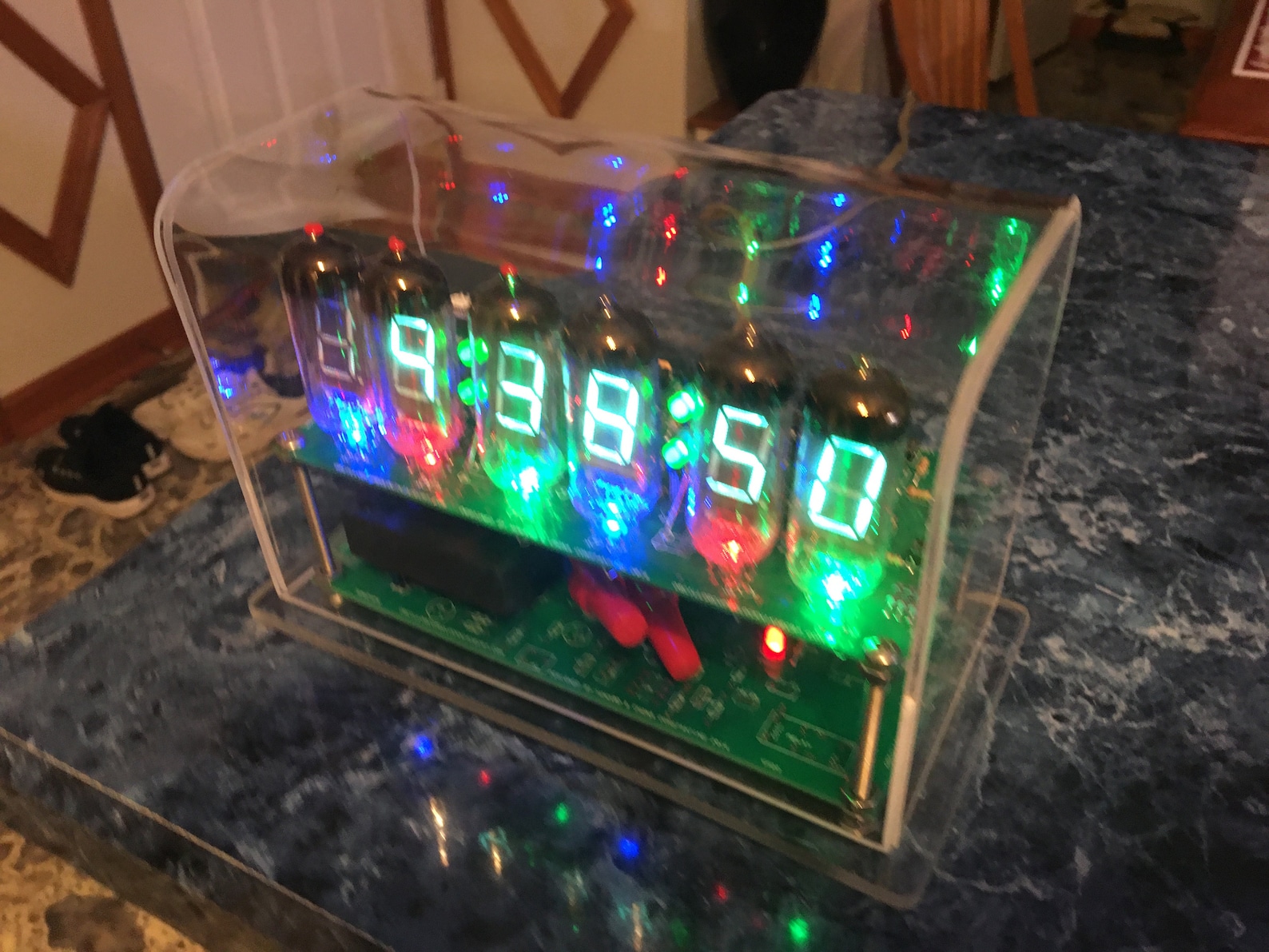 Homemade Six-digit VFD Clock Made With IV-11 Vfd Tubes RGB - Etsy