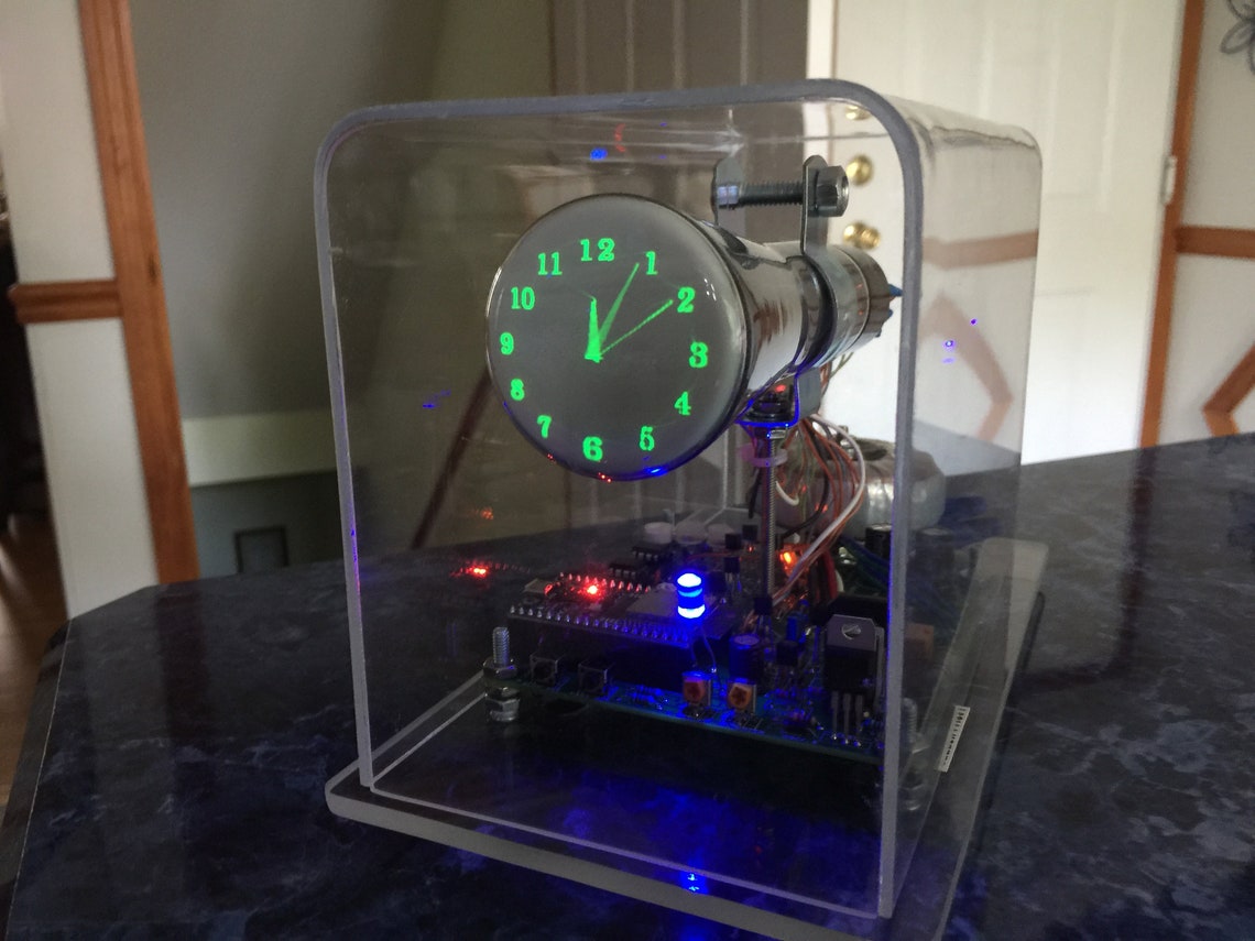 Oscilloscope Clock or Scope Clock New Design Century Font Wifi - Etsy