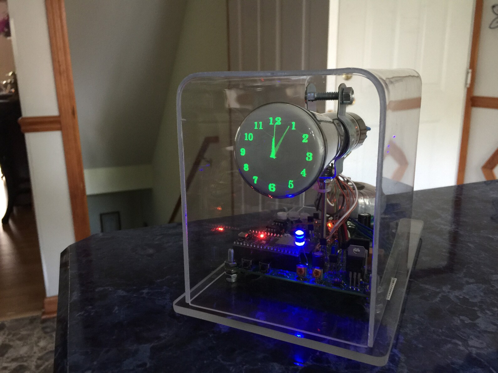 Oscilloscope Clock or Scope Clock New Design Century Font Wifi - Etsy