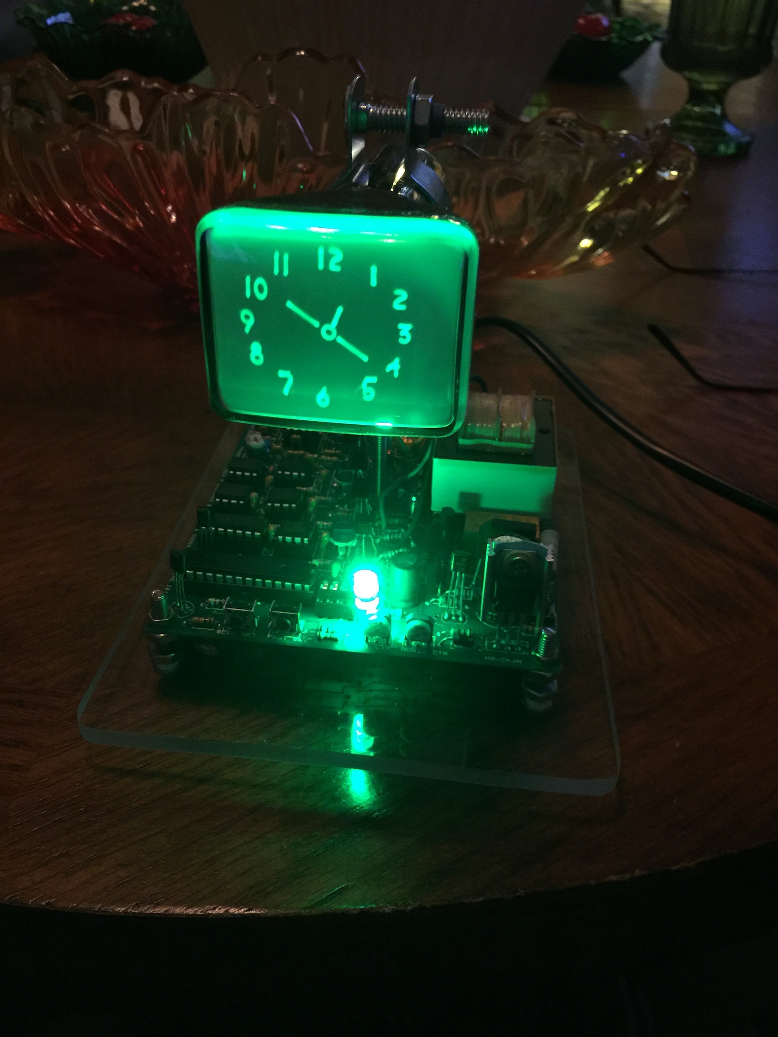 Oscilloscope Clock or Scope Clock Analog Design Cathode Ray | Etsy