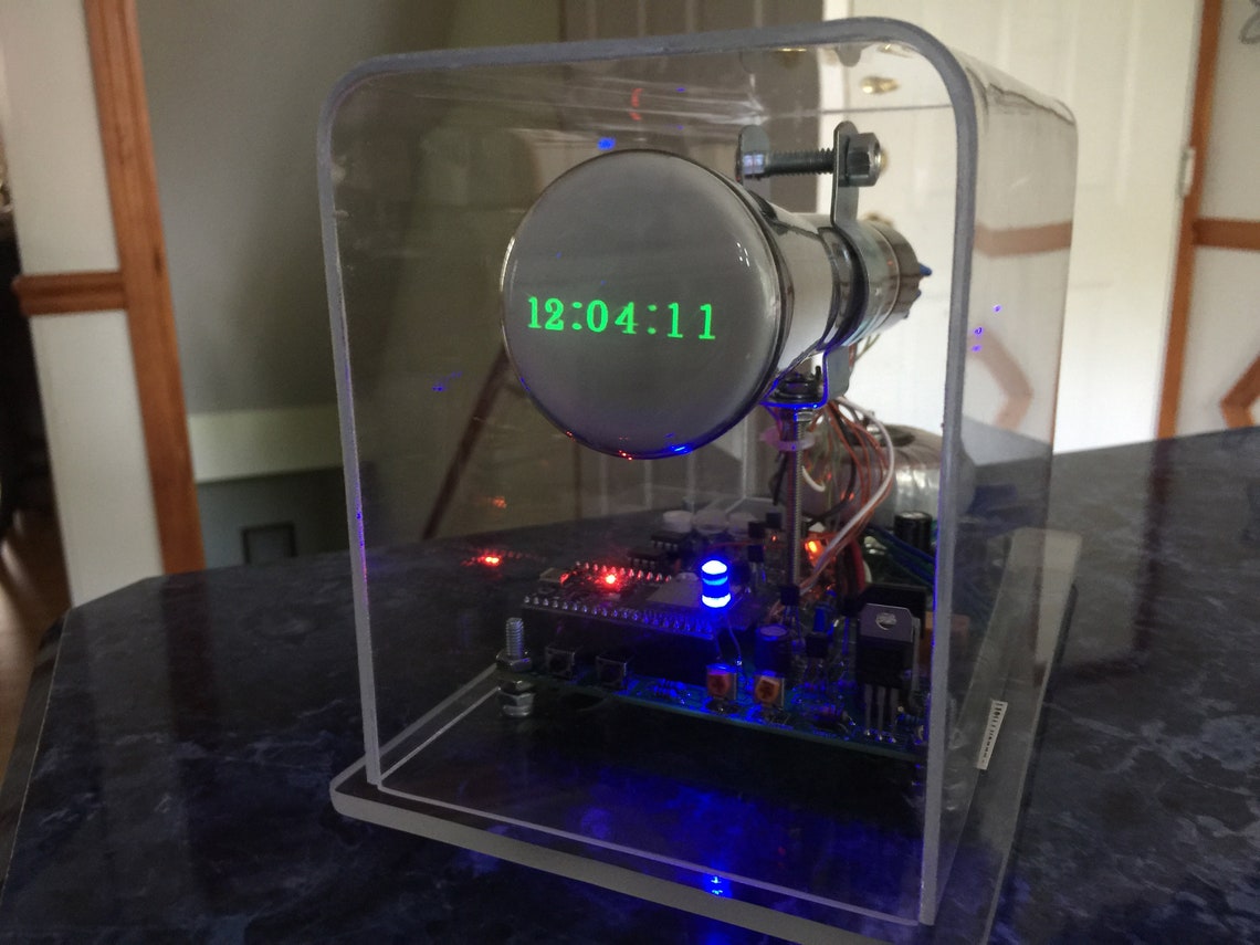 Oscilloscope Clock or Scope Clock New Design Century Font Wifi - Etsy