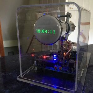 Oscilloscope Clock or Scope Clock New Design Century Font Wifi Included ...