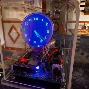 Oscilloscope Clock or Scope Clock New Design Century Font Wifi Included ...