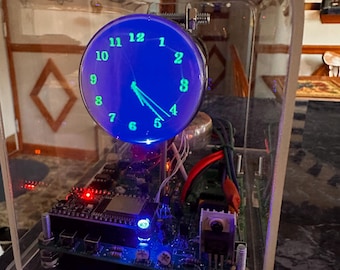 Oscilloscope Clock or Scope Clock Analog Design Cathode Ray Tube ...
