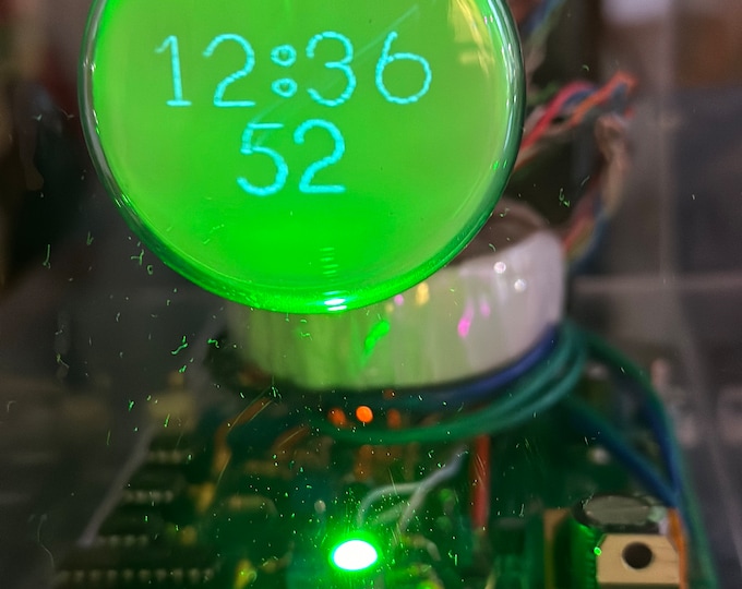 Mini Oscilloscope Clock 2" Round CRT (cathode Ray Tube) Revised ...