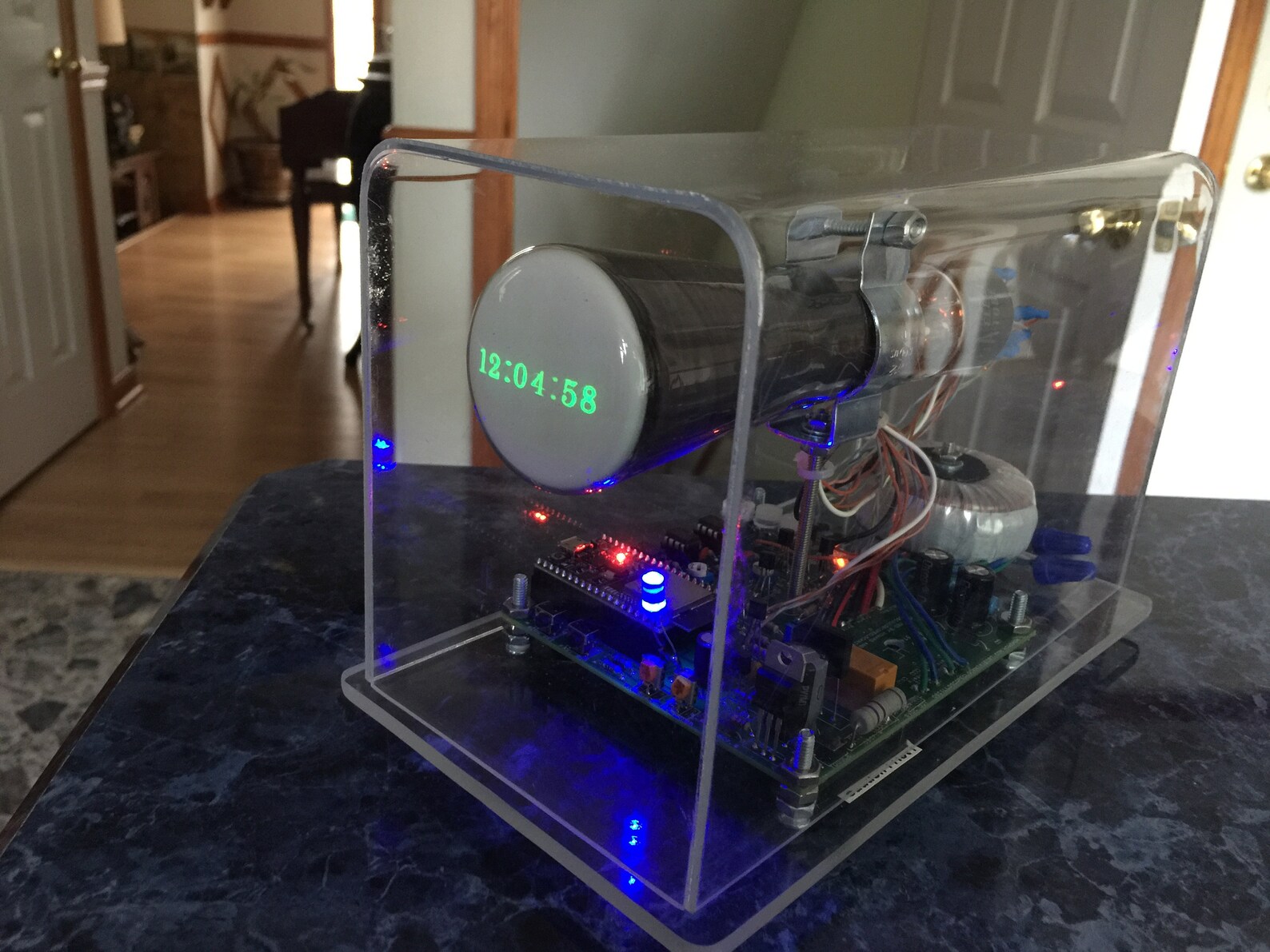 Oscilloscope Clock or Scope Clock New Design Century Font Wifi - Etsy