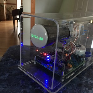 Oscilloscope Clock or Scope Clock New Design Century Font Wifi Included ...