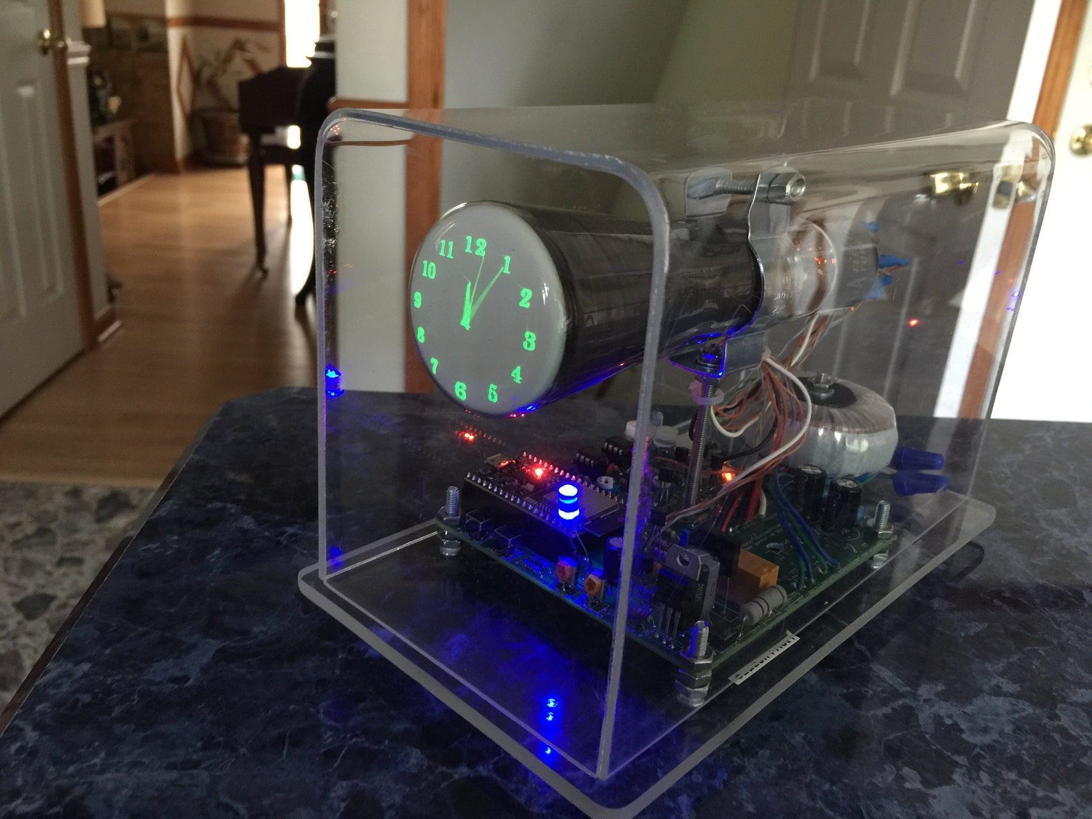 Oscilloscope Clock or Scope Clock New Design Century Font Wifi - Etsy