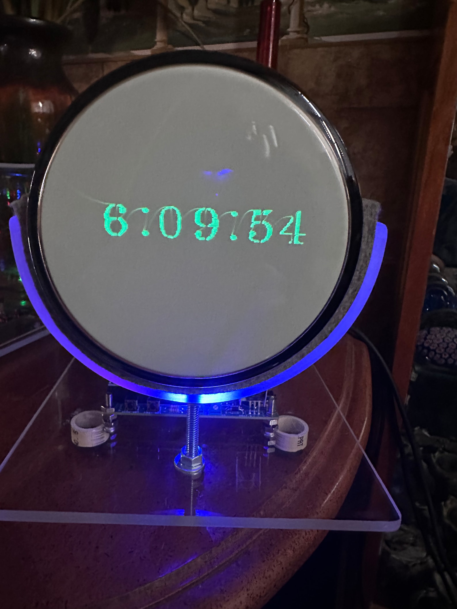 Oscilloscope Or Scope Clock Made With 5 Cathode Ray Etsy